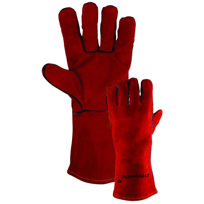 Parweld Red Welding Gauntlets